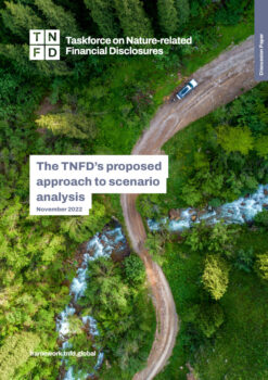 Guidance on scenario analysis – TNFD