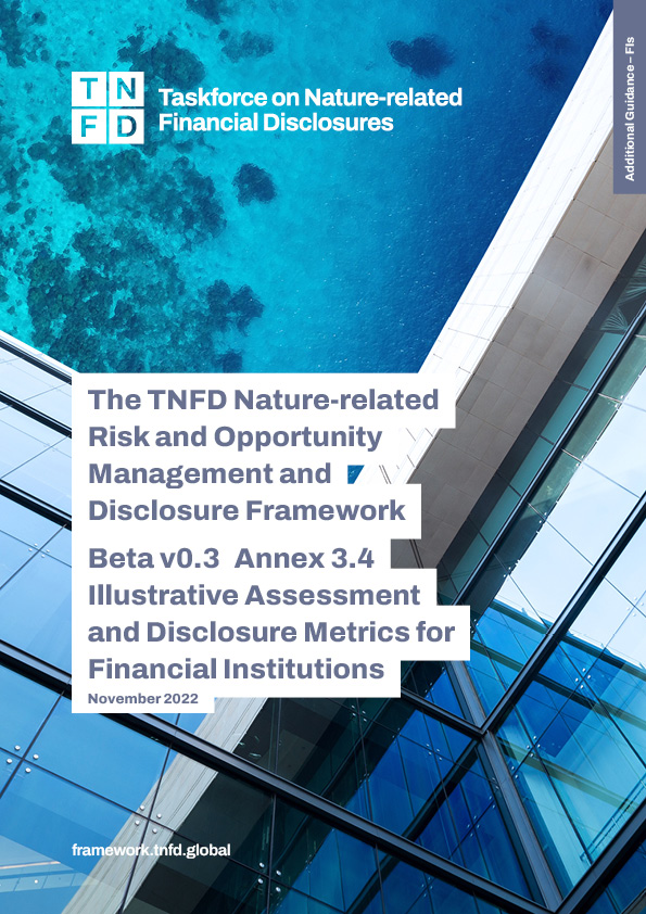 Illustrative assessment and disclosure metrics for financial ...
