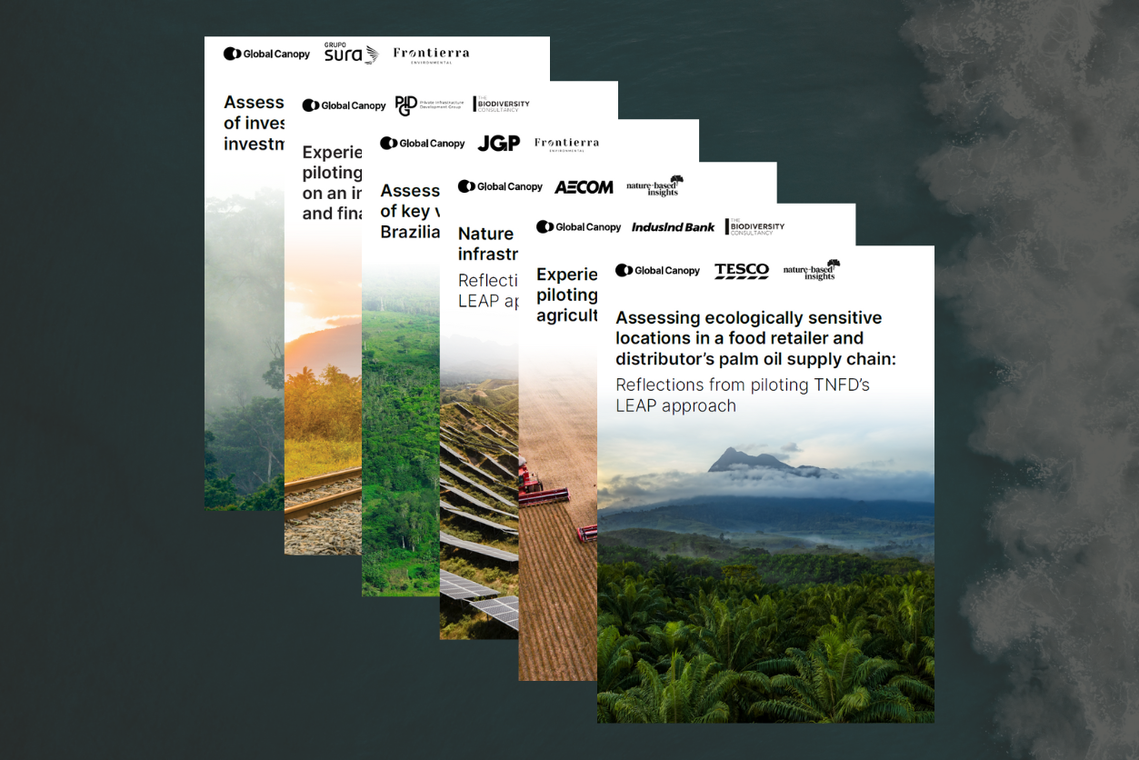 Assessing nature-related risks and opportunities: case studies from Global Canopy’s 2023 TNFD ...