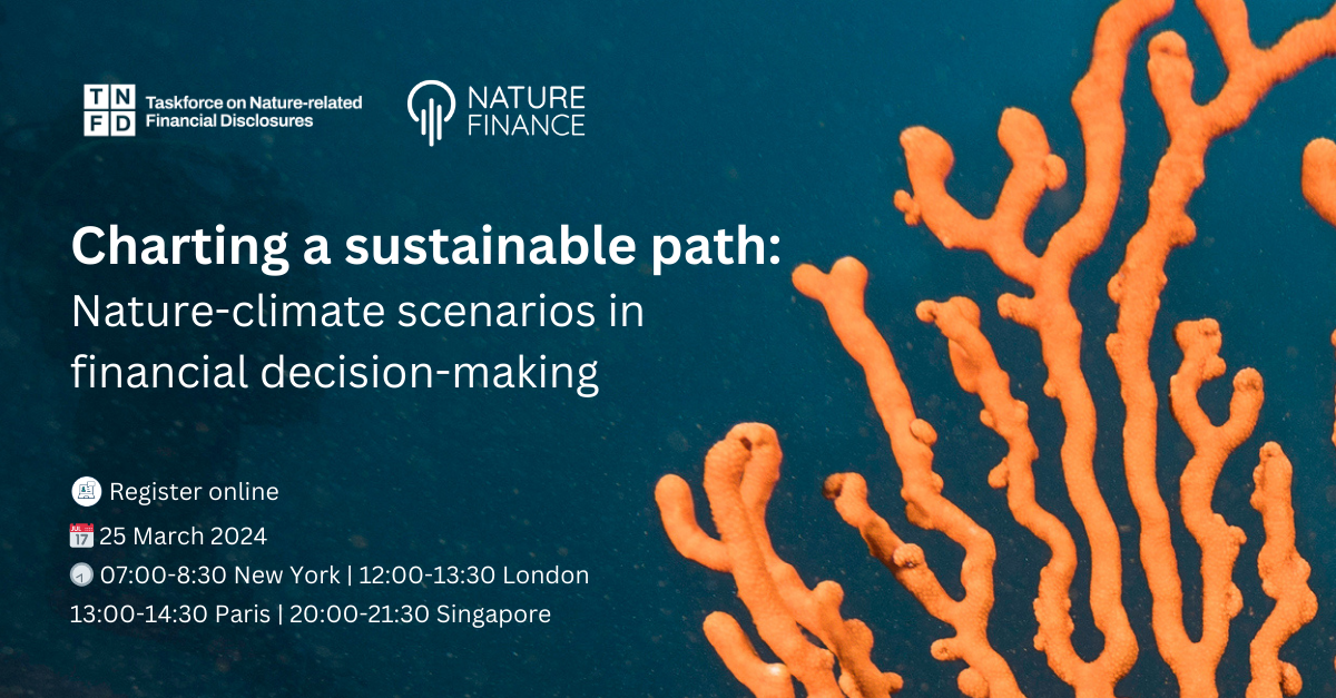 Charting a sustainable path: Nature-climate scenarios in financial ...