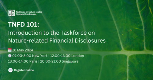 TNFD 101: Introduction to the Taskforce on Nature-related Financial ...