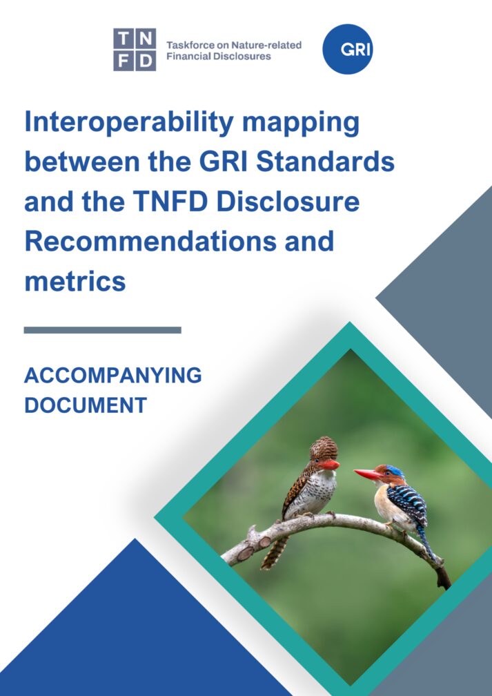 Standards alignment – TNFD