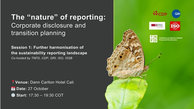 The “nature” of reporting: Further harmonisation of the sustainability ...