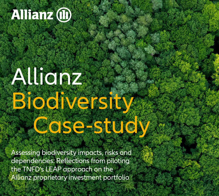 Allianz biodiversity case study – TNFD