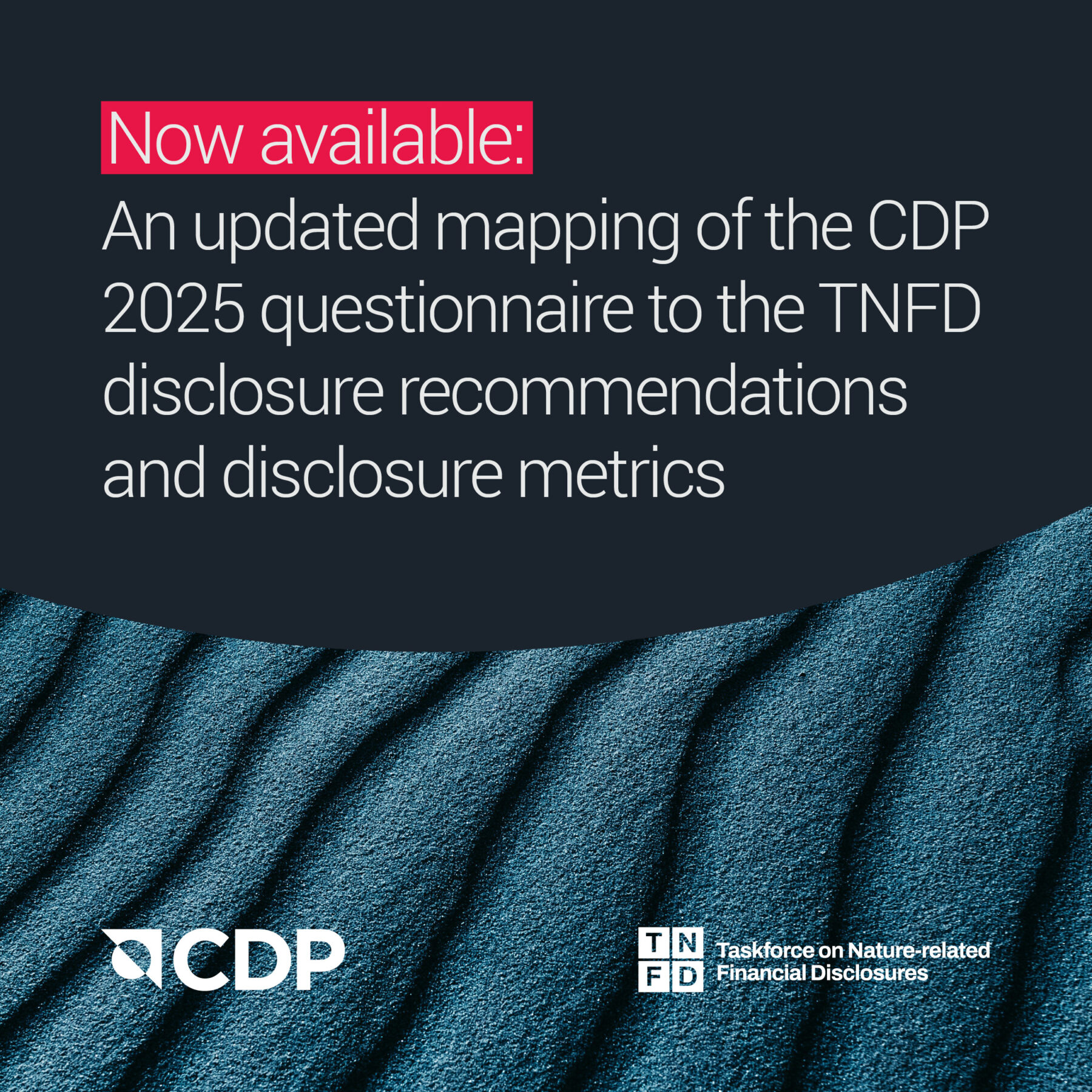 Standards alignment – TNFD