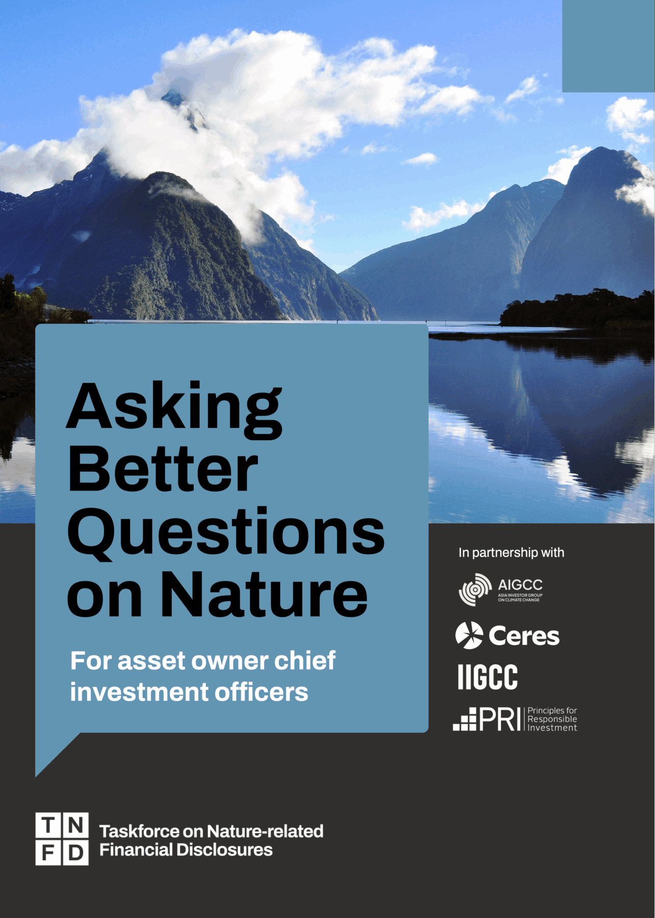 The Taskforce on Nature-related Financial Disclosures